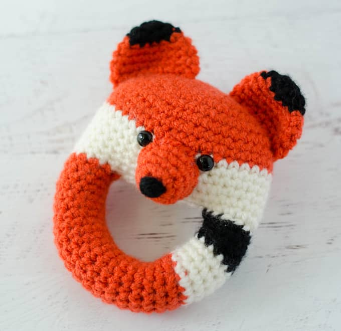Crochet Fox Rattle - Crochet 365 Knit Too