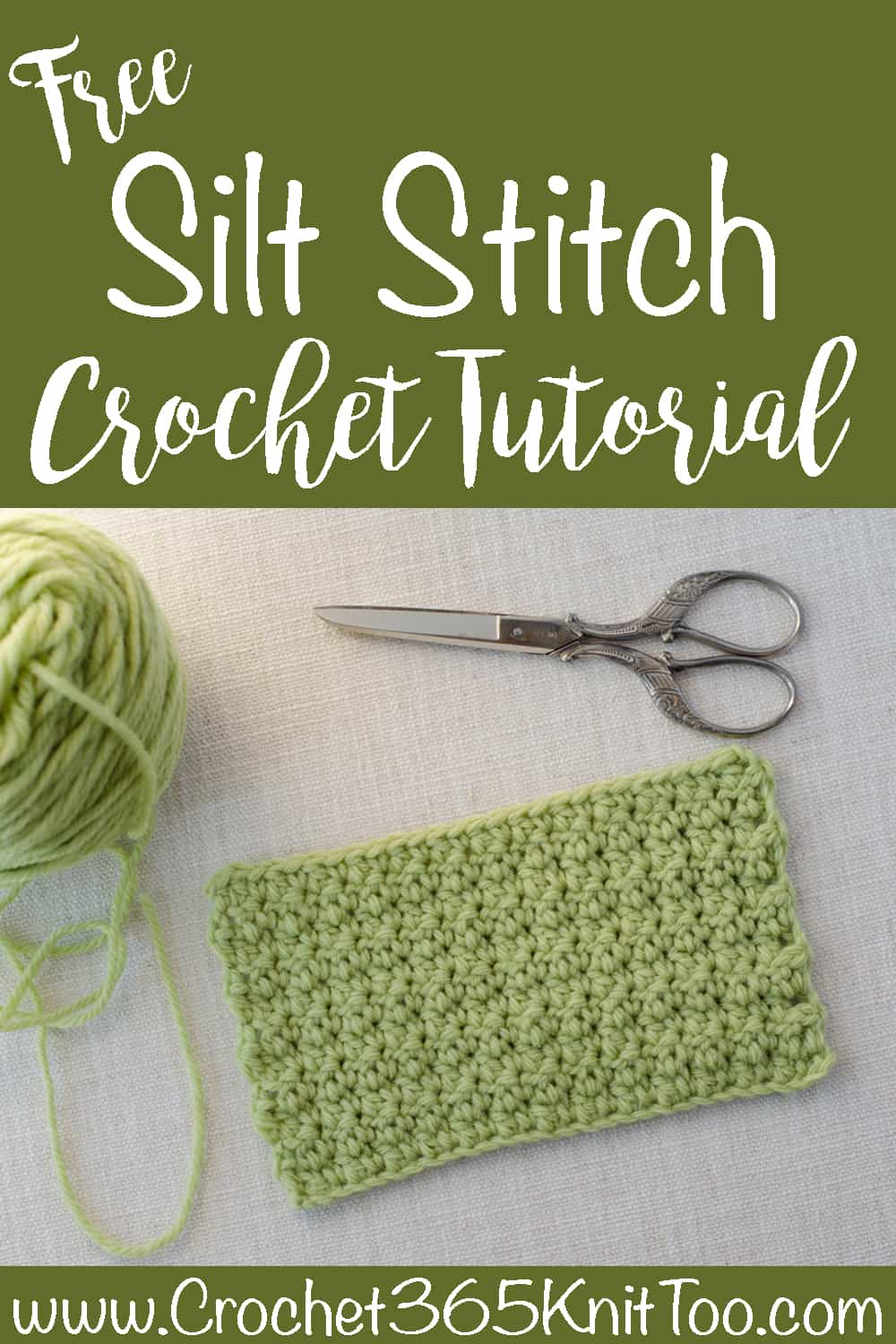 How to Crochet the Silt Stitch - Crochet 365 Knit Too