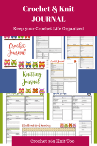 Free Crochet and Knit Journal - Crochet 365 Knit Too