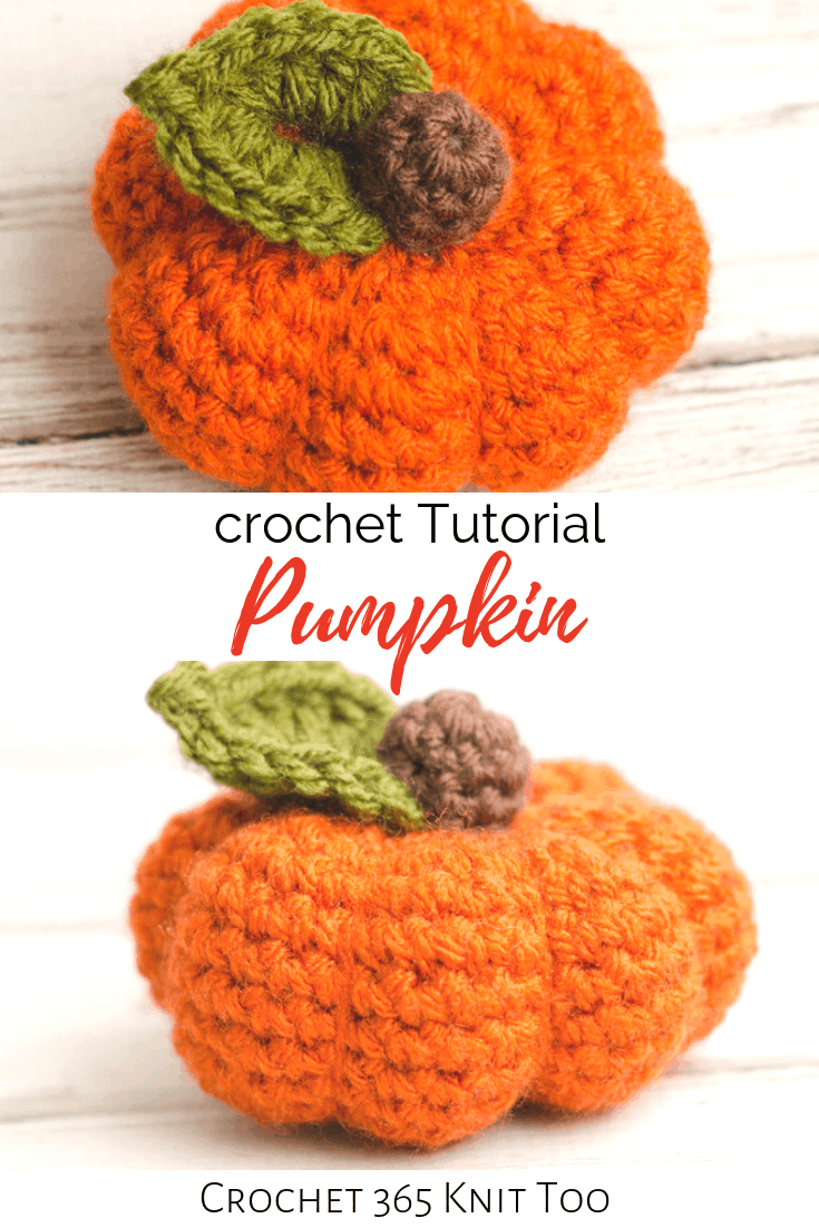 Small Crochet Pumpkin Pattern - Crochet 365 Knit Too