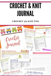 Free Crochet and Knit Journal - Crochet 365 Knit Too