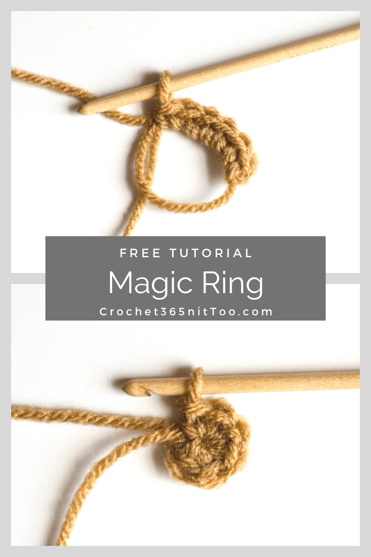 How to Crochet a Magic Ring - Crochet 365 Knit Too