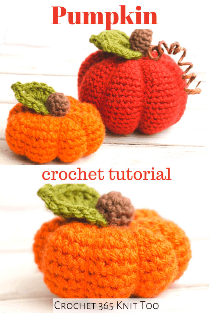 Small Crochet Pumpkin Pattern - Crochet 365 Knit Too