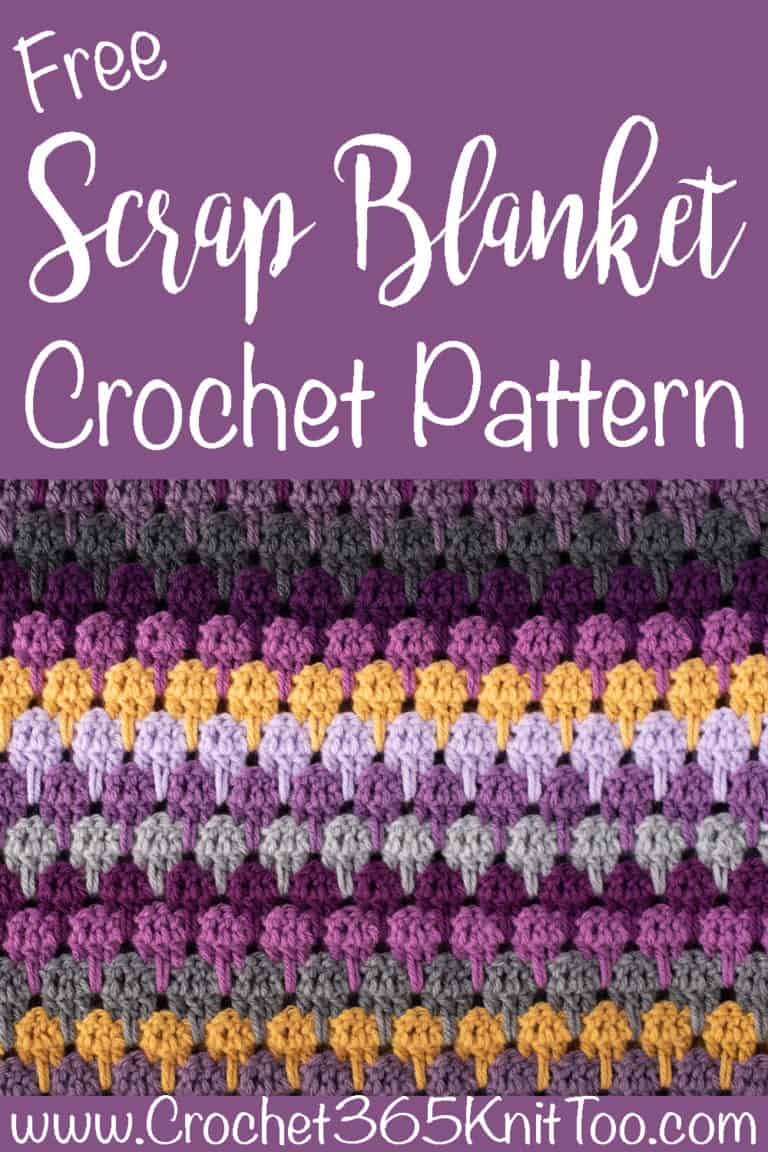 Happy Lark Crochet Scrap Blanket - Crochet 365 Knit Too