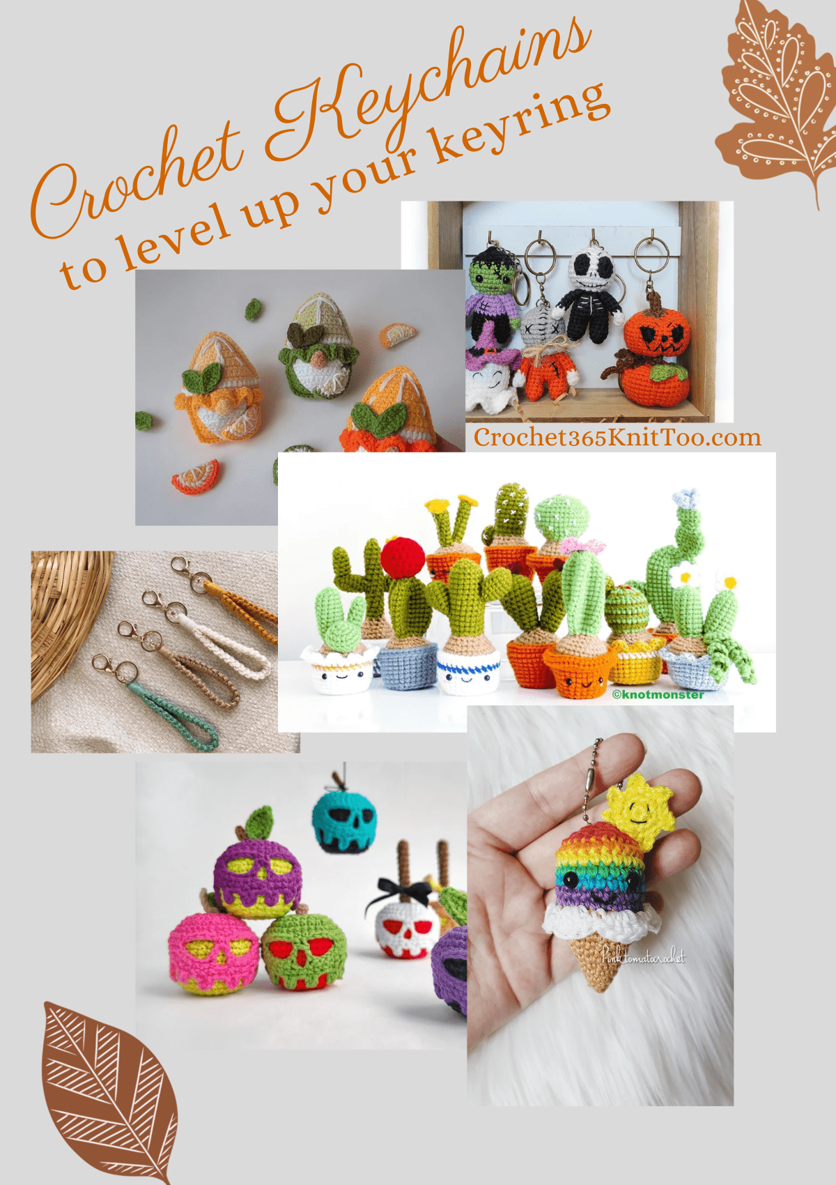 Crochet Keychain: Level Up Your Keyring - Crochet 365 Knit Too