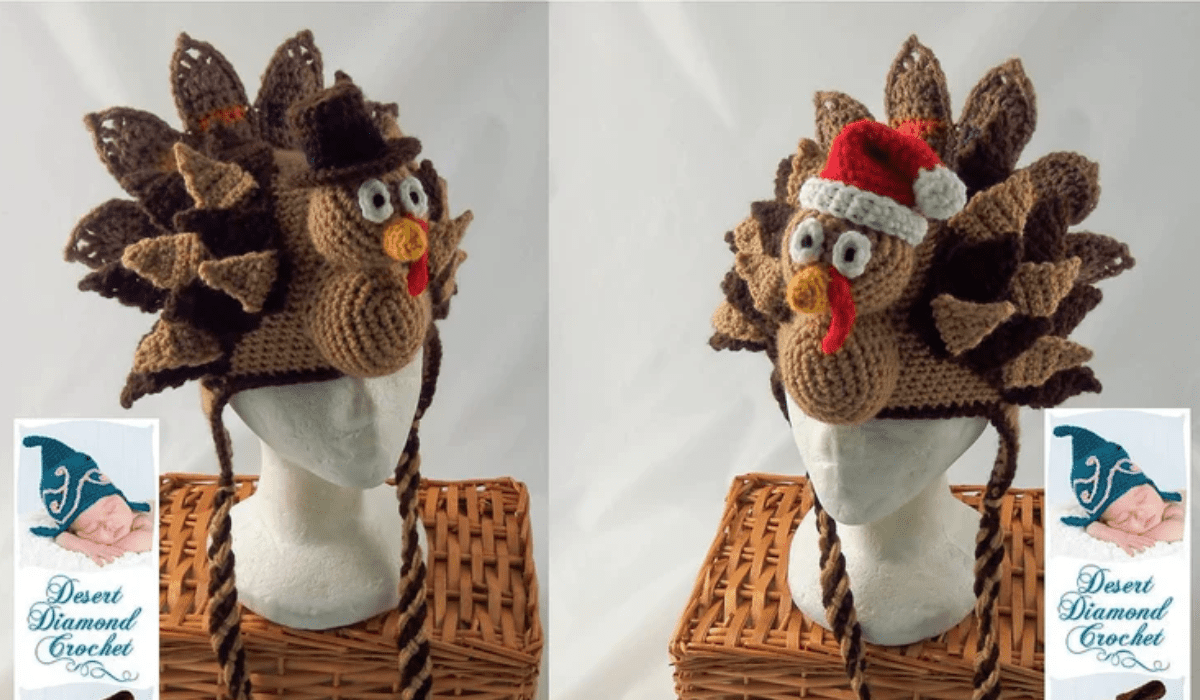 Crochet Turkey Hats You'll Gobble Up - Crochet 365 Knit Too