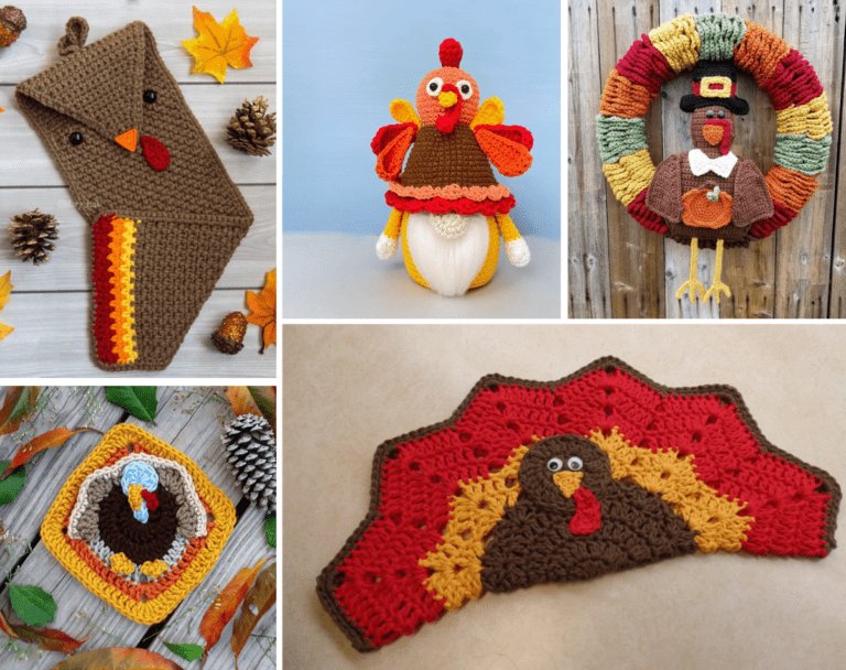 Crochet Turkey Patterns Perfect for Fall - Crochet 365 Knit Too