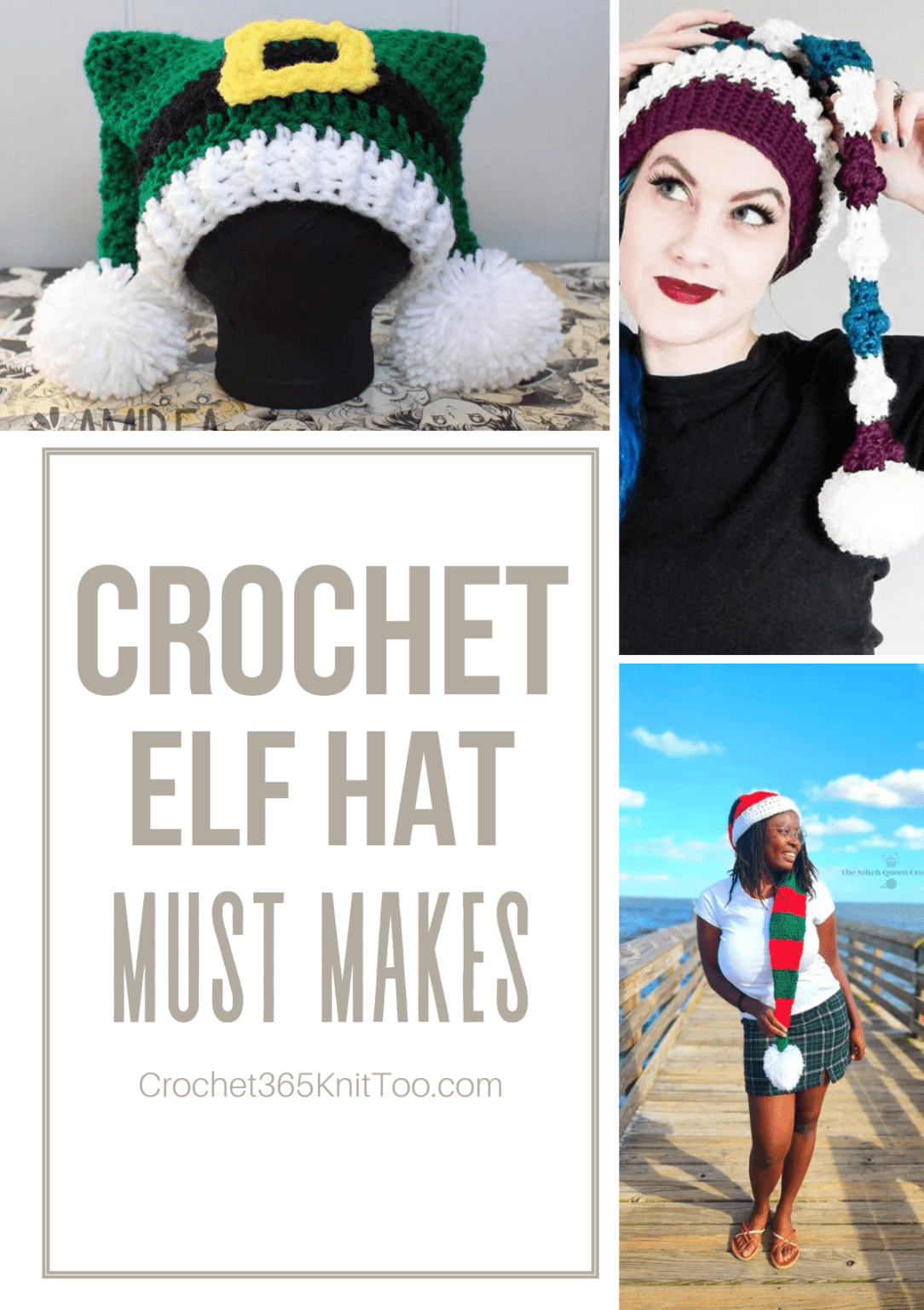 Crochet Elf Hat Patterns for a Festive Mood - Crochet 365 Knit Too