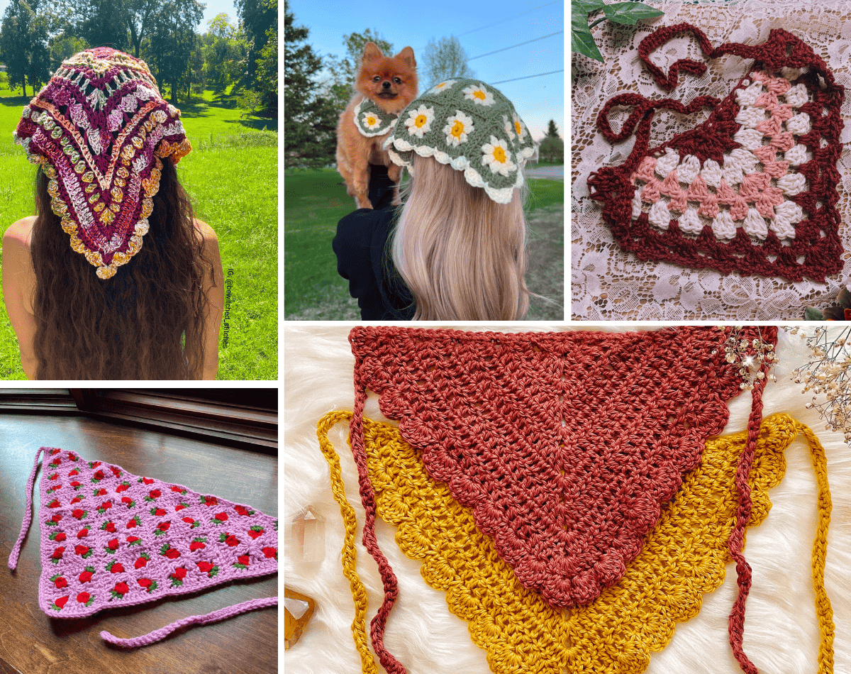 Crochet Bandana: Your New Favorite Headwear - Crochet 365 Knit Too