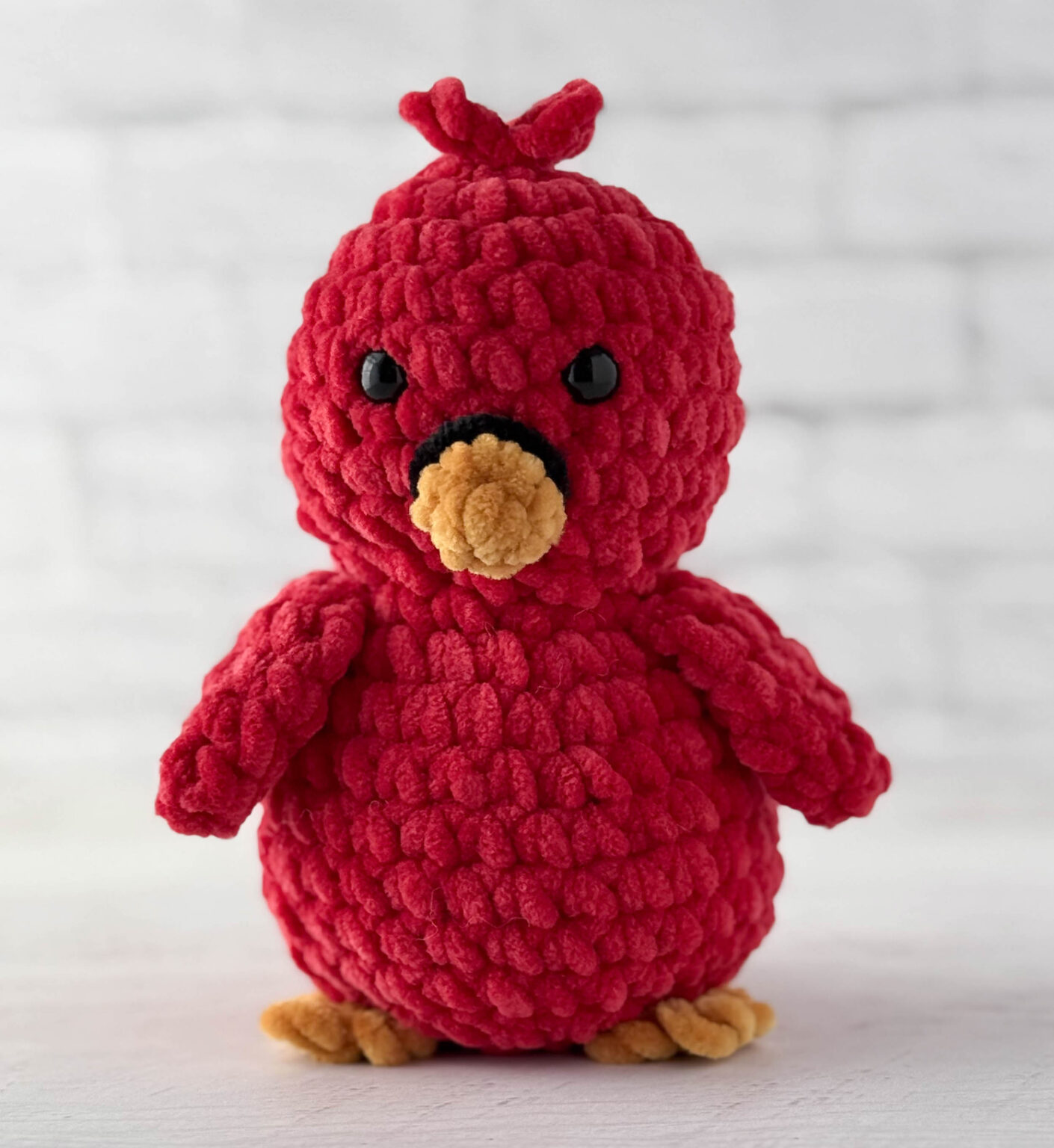 Carl The Crochet Cardinal - Crochet 365 Knit Too