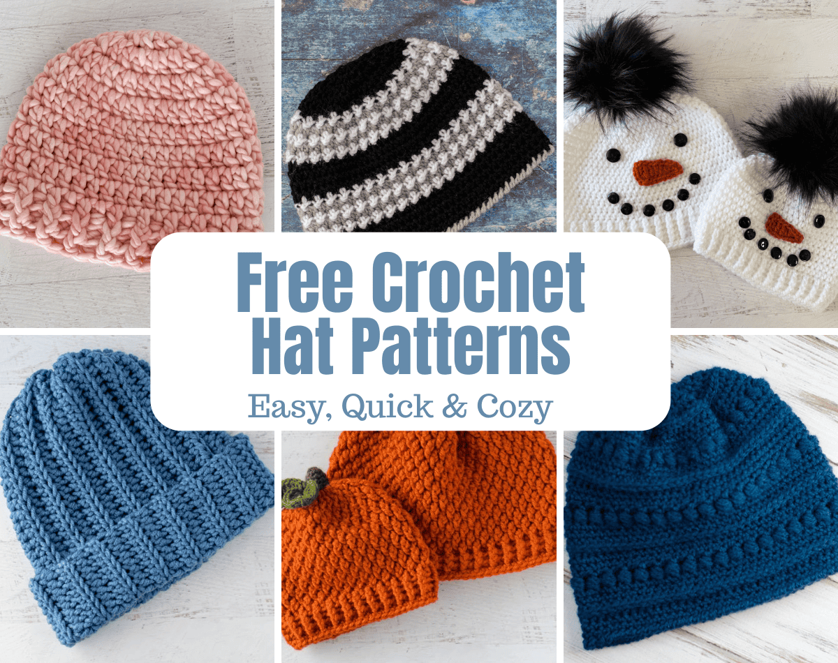 Free Crochet Hat Patterns - Crochet 365 Knit Too